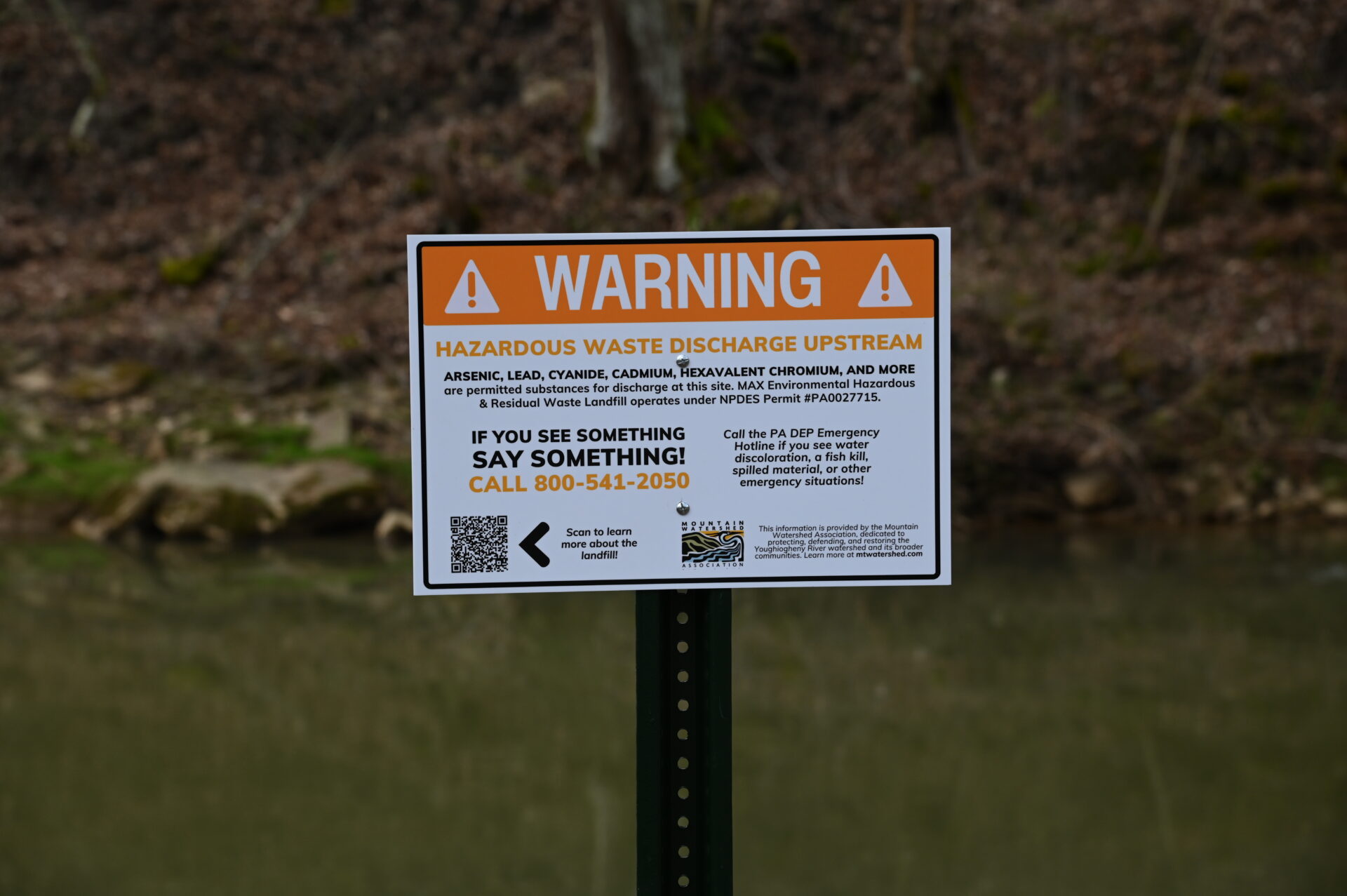 New signs along Sewickley Creek send a warning - Mountain Watershed ...